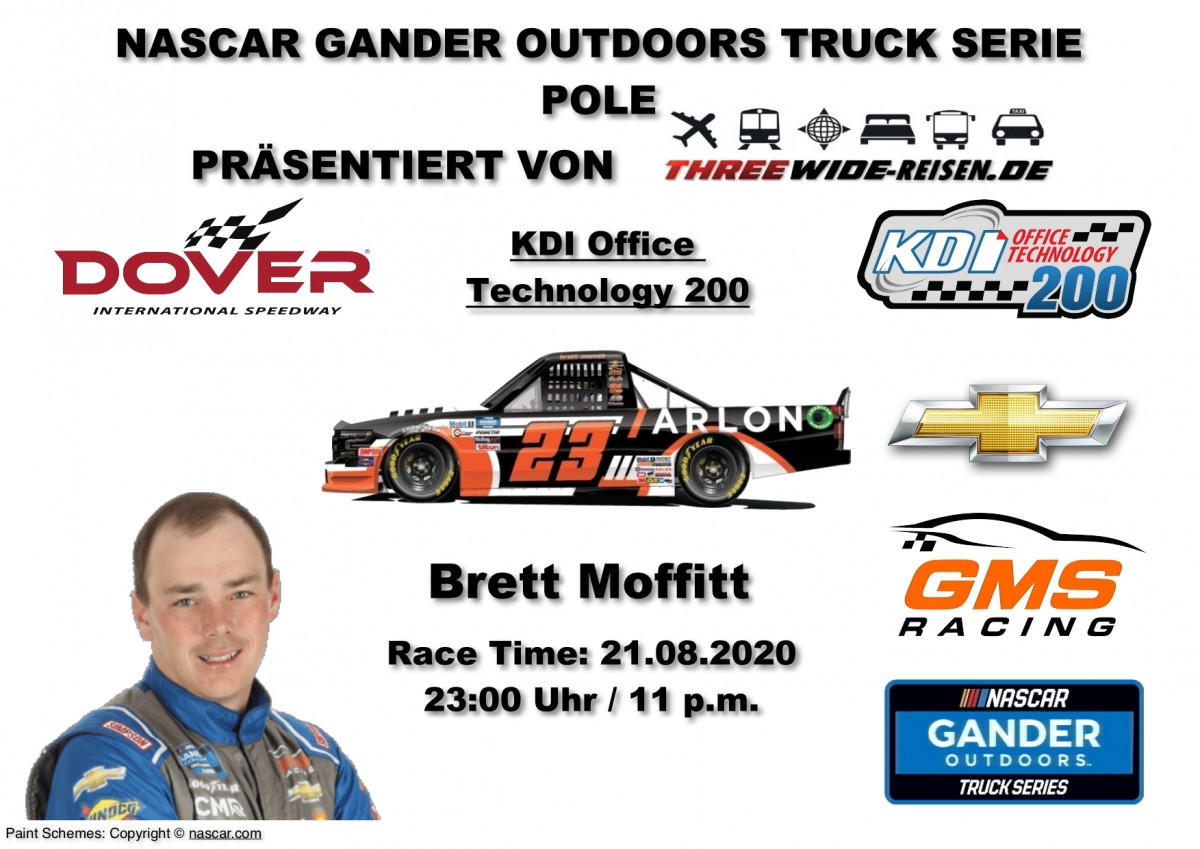 NGOTS 2020 Dover KDI Office Technology 200 Pole | ThreeWide.de