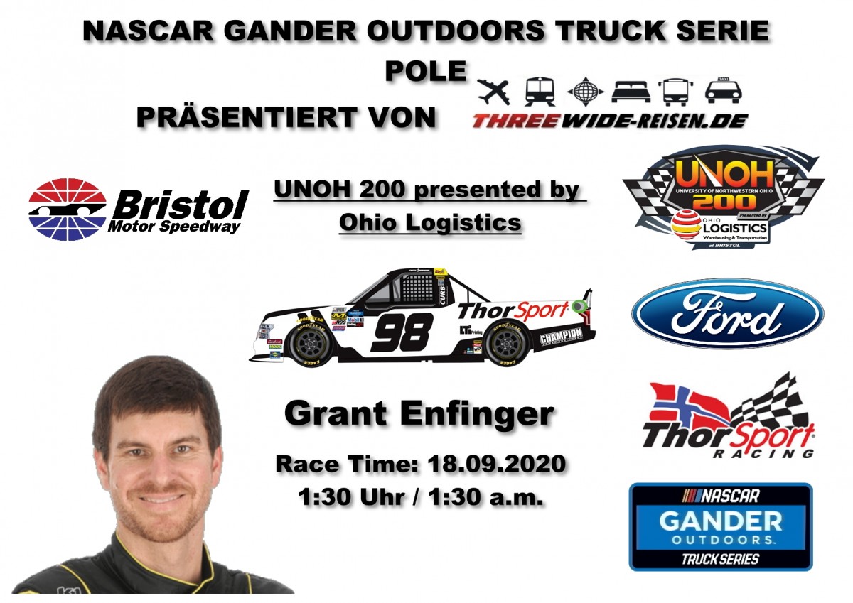 NGOTS 2020 Bristol UNOH 200 presented by Ohio Logistics Pole | ThreeWide.de