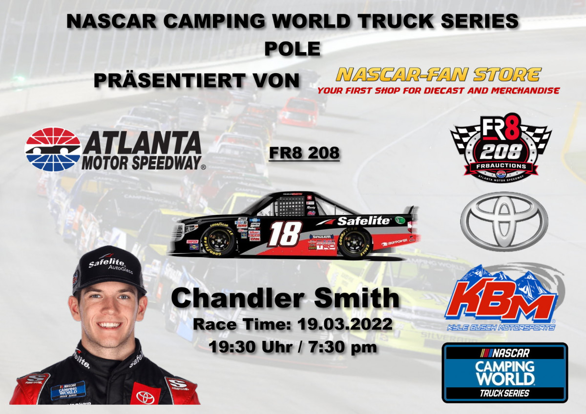 NCWTS 2022 Atlanta Fr8 208 Pole | ThreeWide.de