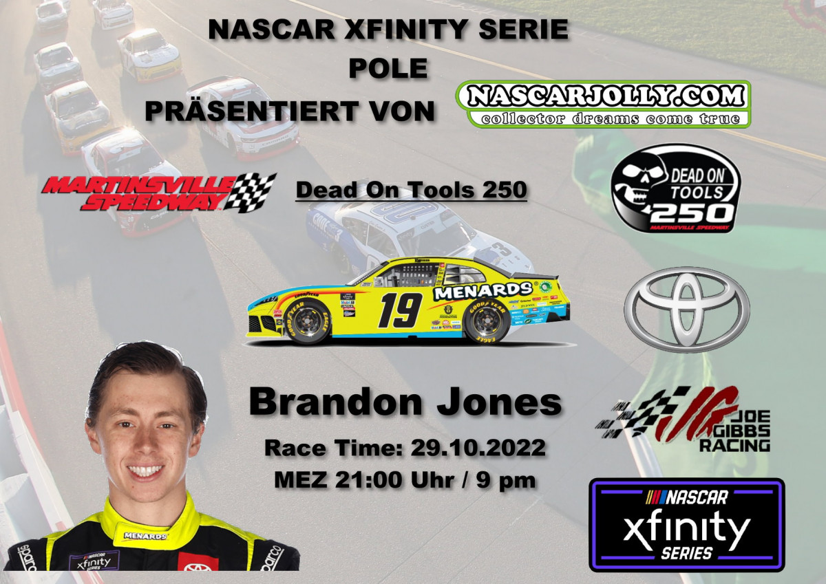 NXS 2022 Martinsville Dead On Tools 250 Pole | ThreeWide.de