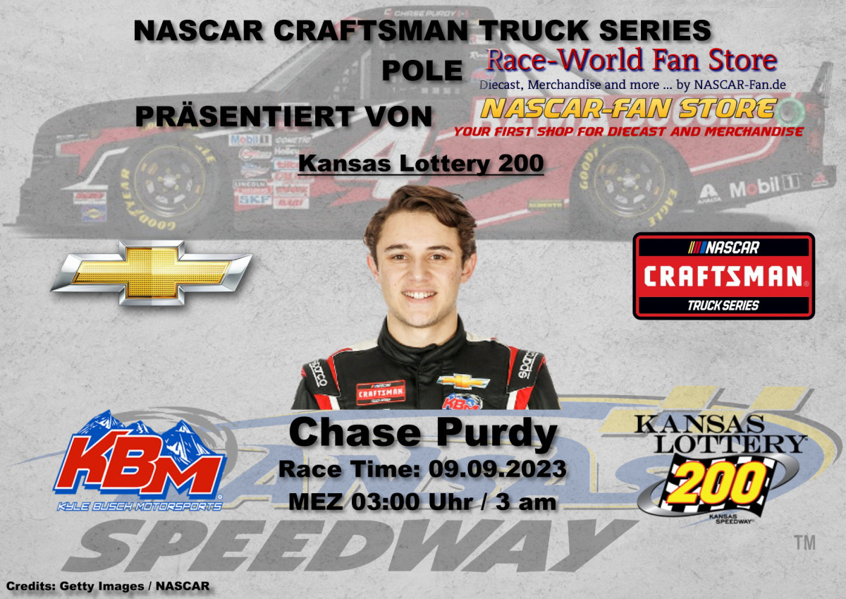 NCTS 2023 Kansas Kansas Lottery 200 Pole | ThreeWide.de