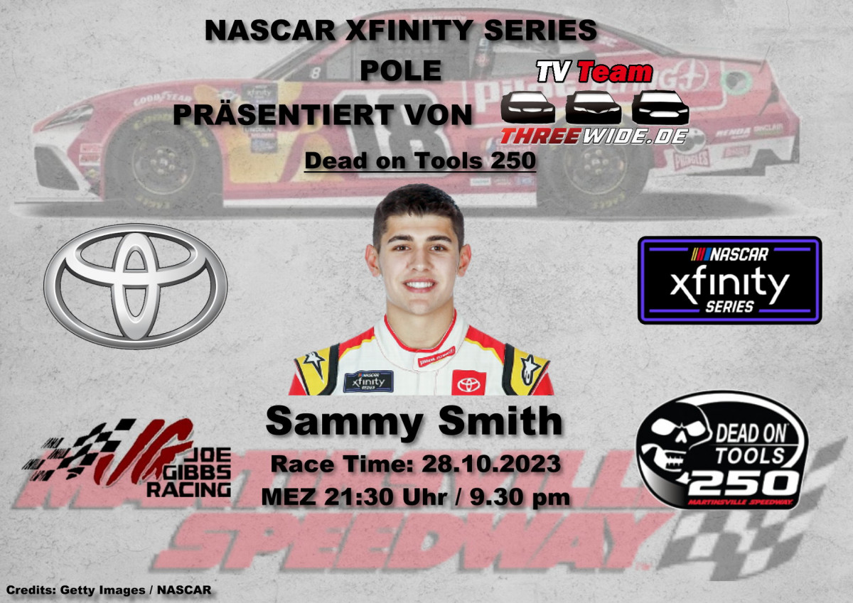 NXS 2023 Martinsville Dead On Tools 250 Pole | ThreeWide.de