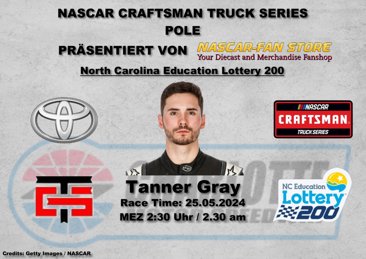 NCTS 2024 Charlotte North Carolina Education Lottery 200 Pole ...